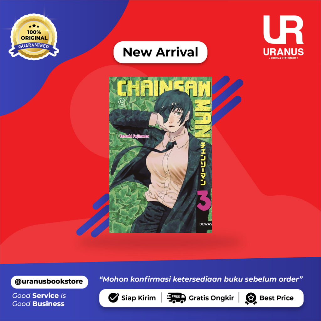 Jual CHAINSAW MAN - TATSUKI FUJIMOTO - AKASHA - URANUS NGAGEL SURABAYA | Shopee Indonesia
