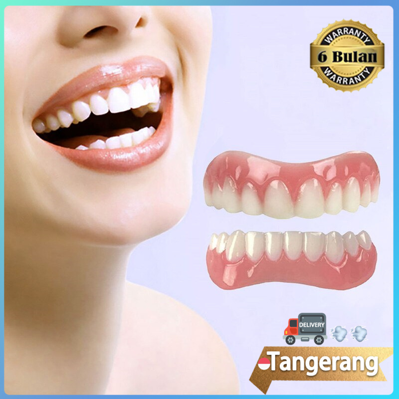 Jual Gigi Palsu Instan Perfect Smile Veneer Gigi Tiruan Instan Silikon ...