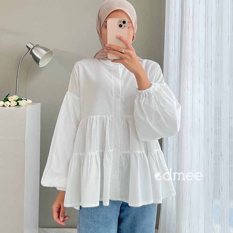 Jual Ruffle Blouse | Shopee Indonesia