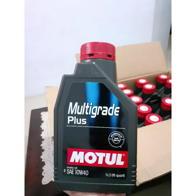 Jual oli motul multigrade plus kemasan 1 liter sae 10w-40w | Shopee ...