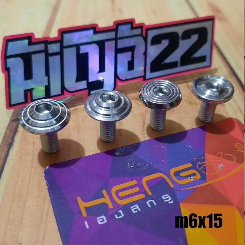 Jual probolt baut 10 payung spiral 6x15 stenlis panjang 15mm/1,5cm by heng thailand | Shopee ...