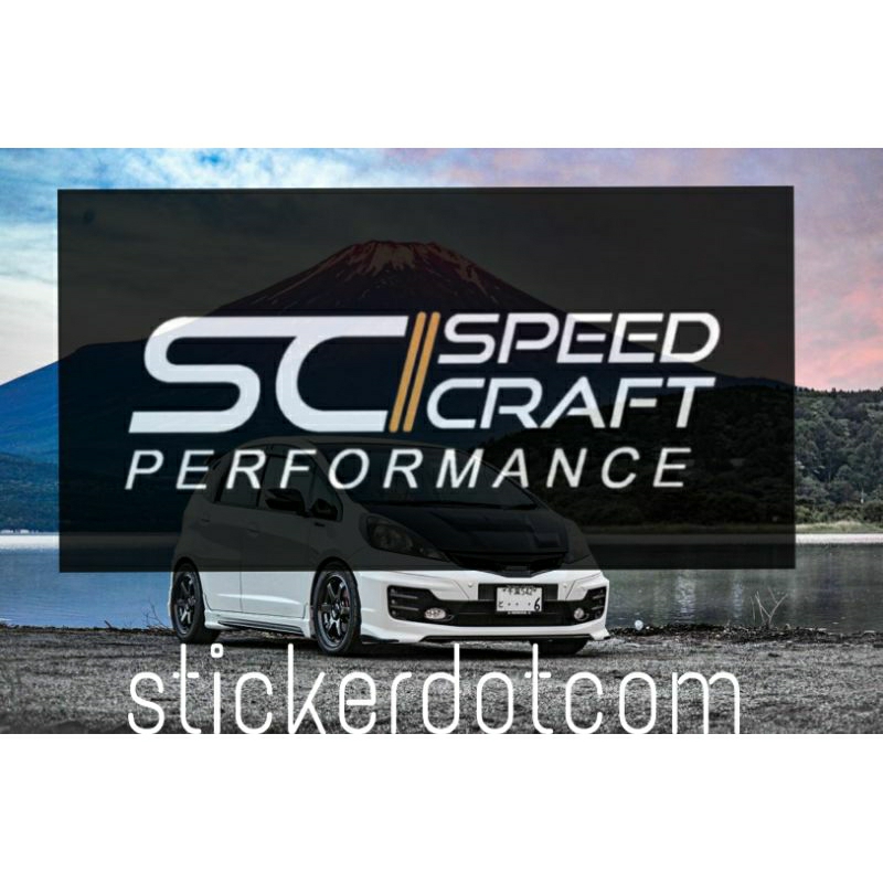 Jual STIKER SC SPEED CRAFTS PERFORMANCE | Shopee Indonesia