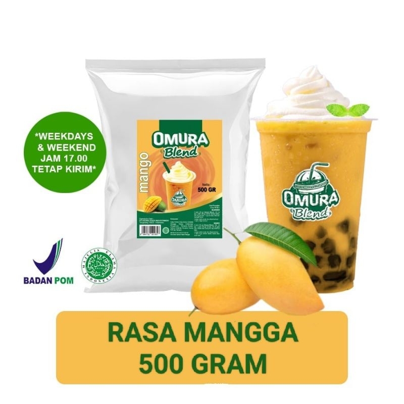 Jual Mango 500 gr / Mangga / Indonesia Powder / Bubuk Minuman Omura ...