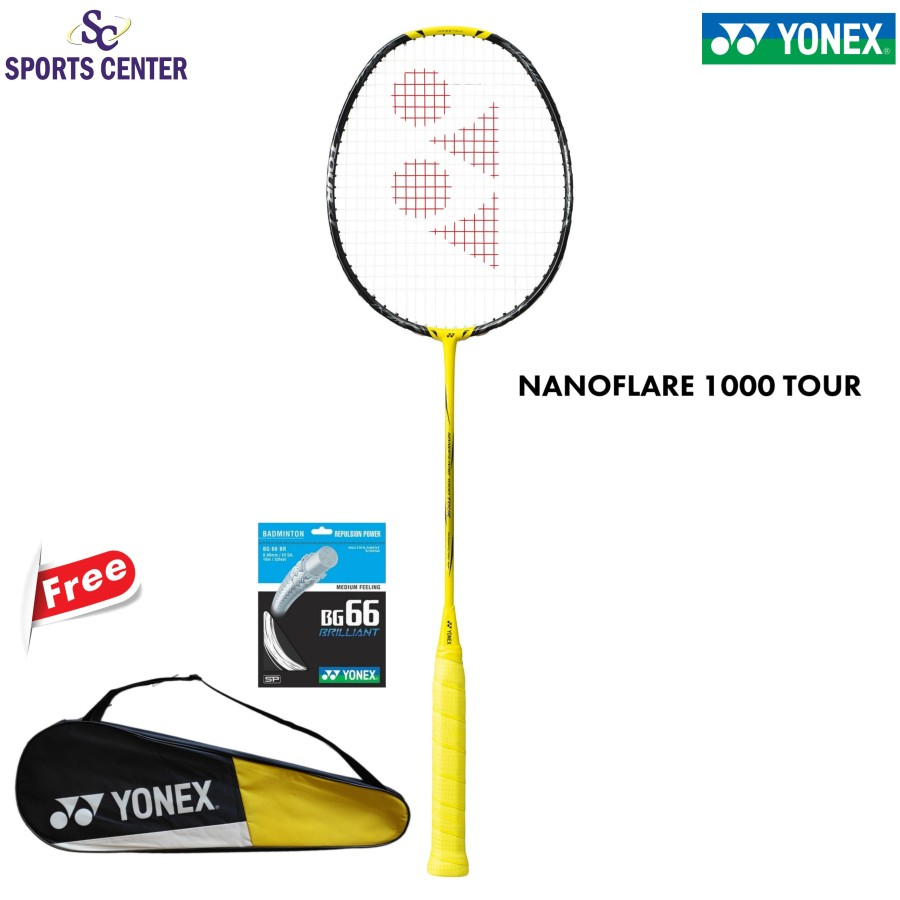 Jual New Raket Badminton Yonex Nanoflare 1000 Tour Lightning Yellow | Shopee Indonesia