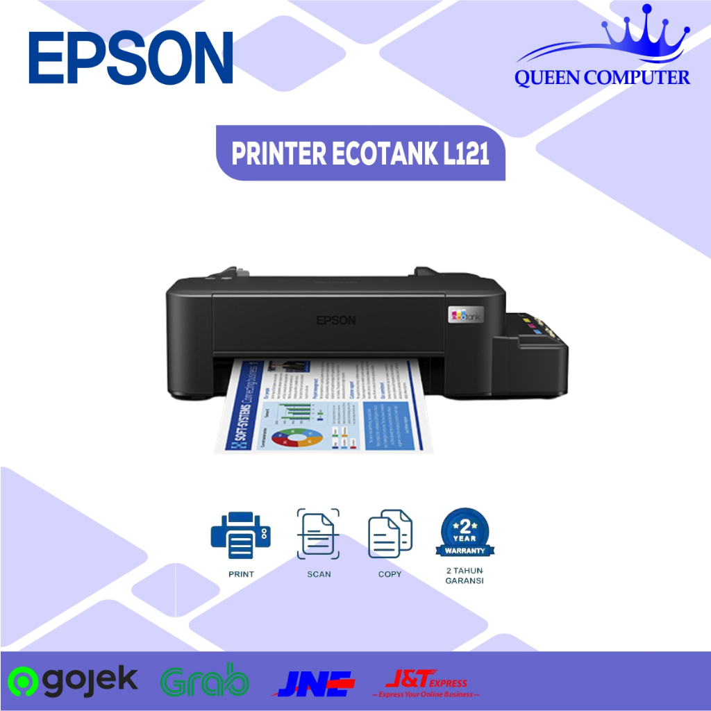 Jual Printer Epson L121 Eco Tank (Print Only) | Shopee Indonesia