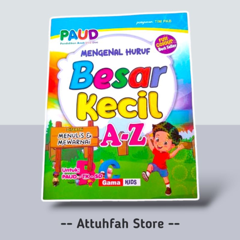 Jual BUKU ANAK MENGENAL HURUF BESAR DAN KECIL - GAMA KIDS | Shopee ...