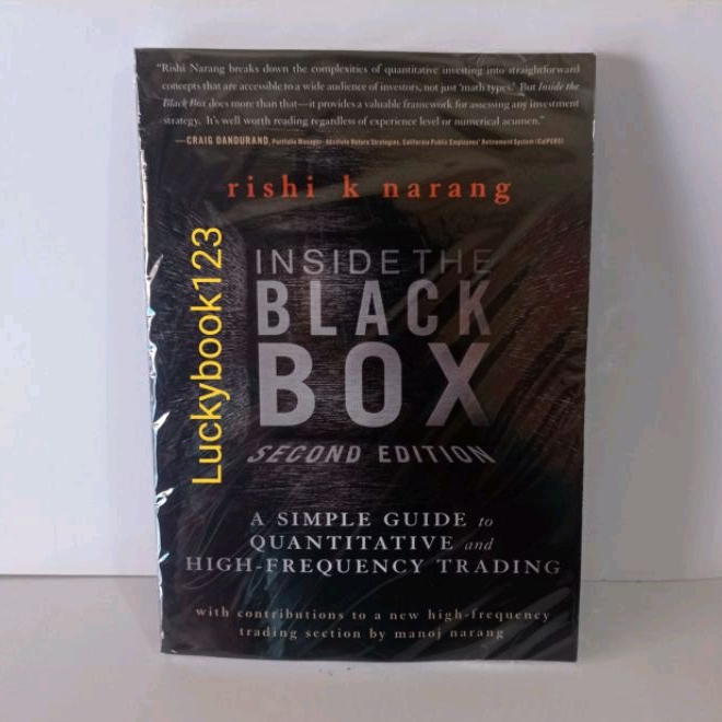 Jual Buku Inside the black box 2nd Edition by Rishi K. Narang | Shopee ...
