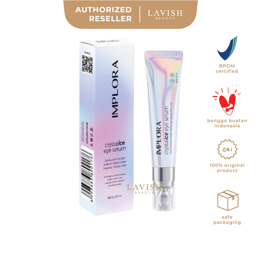 Jual IMPLORA Crystalice Eye Serum (20ml) | Shopee Indonesia