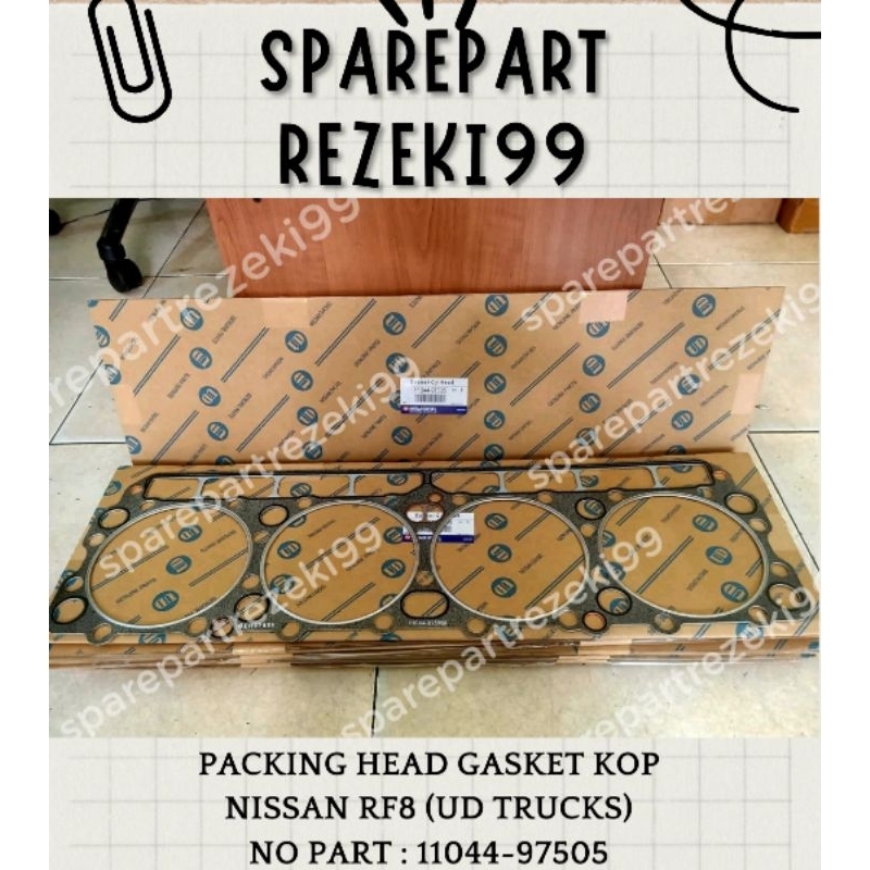 Jual Perpak / Packing Head Nissan RF8 (11044-97505) | Shopee Indonesia