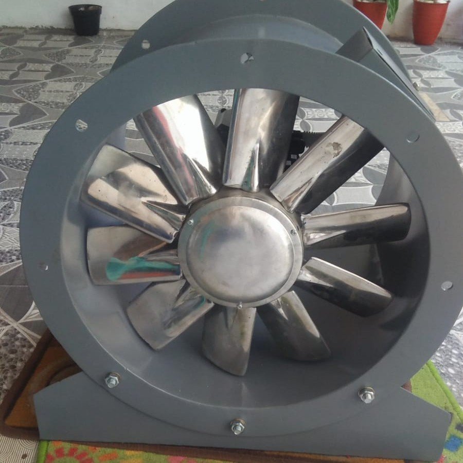 Jual axial fan direct 22inch 2hp/1,5kw/1400rpm/6000cfm/0,5''wg/ENGGART ...
