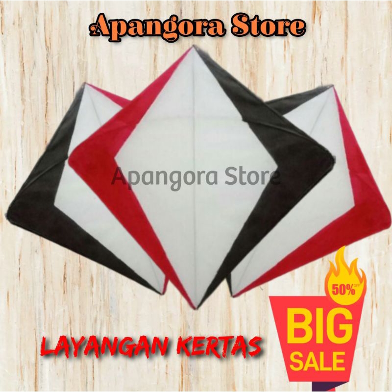 Jual Layangan kertas / layang layang / mainan tradisional / mainan ...
