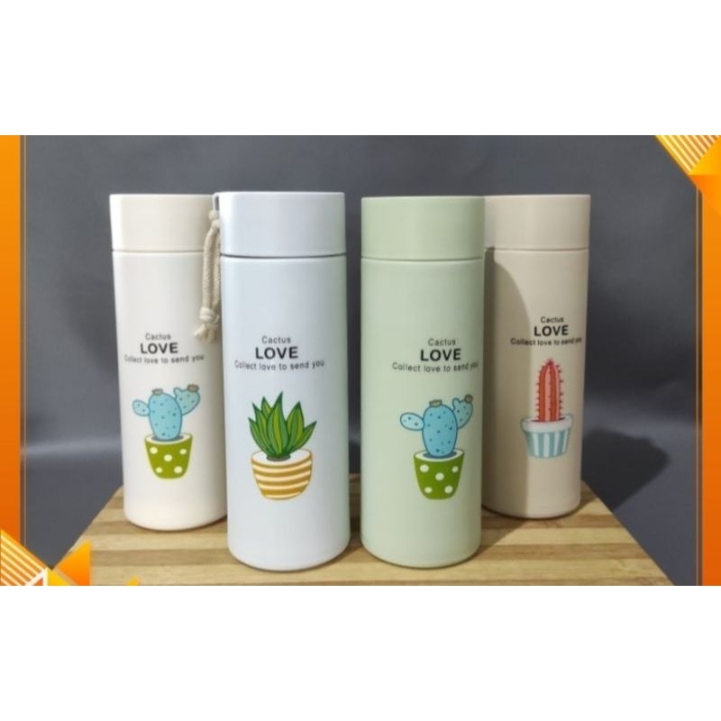 Jual BOTOL KACA MOTIF KAKTUS/TUMBLER KACA COVER PVC TALI MURAH | Shopee ...