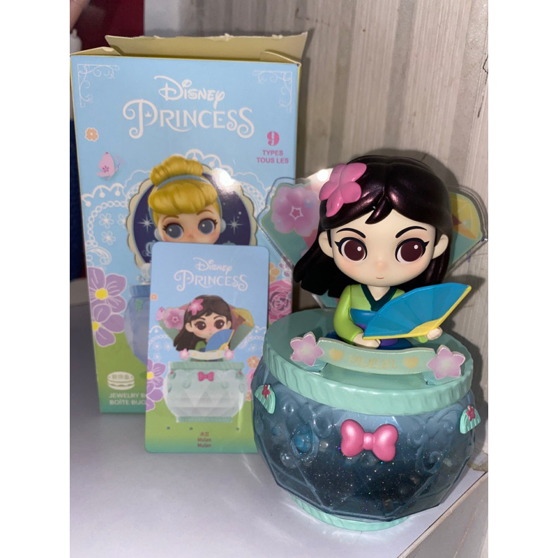 Jual NEW MINISO Blind Box Disney Princess Collection Dreamy Flowers MULAN Blind box MINISO ...