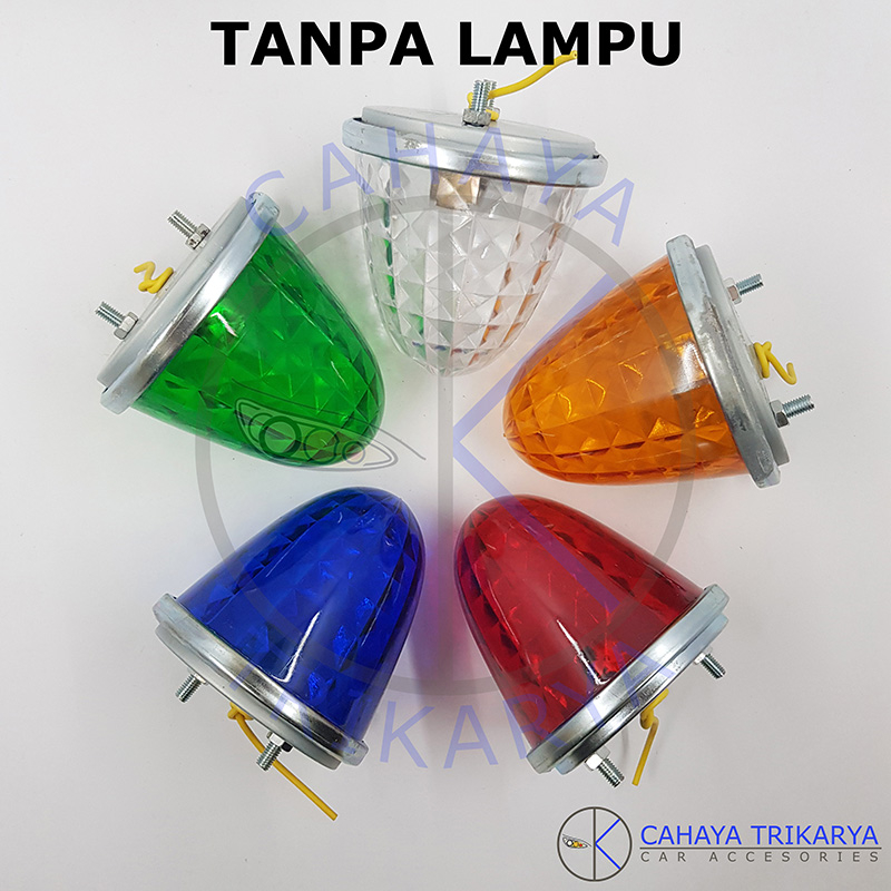 Jual Lampu Samping / Fender / Bak Truk Truck / Bis Bus Bulat Universal Variasi KM-3 Jambu Susu ...
