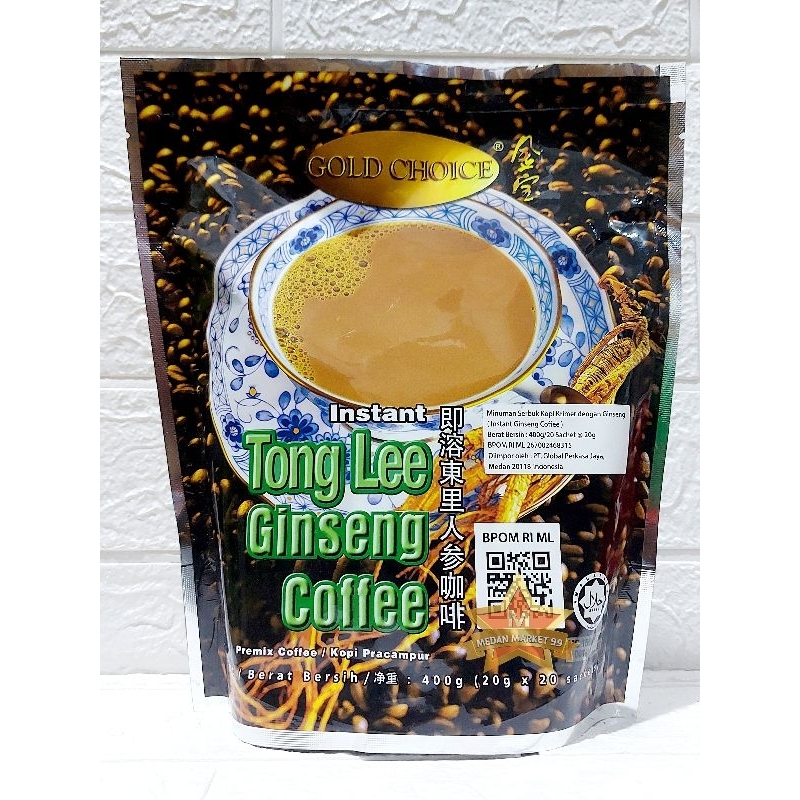 Jual GOLD CHOICE | TONG LEE GINSENG COFFEE IMPORT MALAYSIA 400gr | KOPI ...