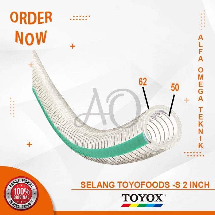 Jual SELANG TOYOX TOYOFOODS-S 2 INCH SPRING HOSE FOODGRADE 50MM TFS-50 | Shopee Indonesia