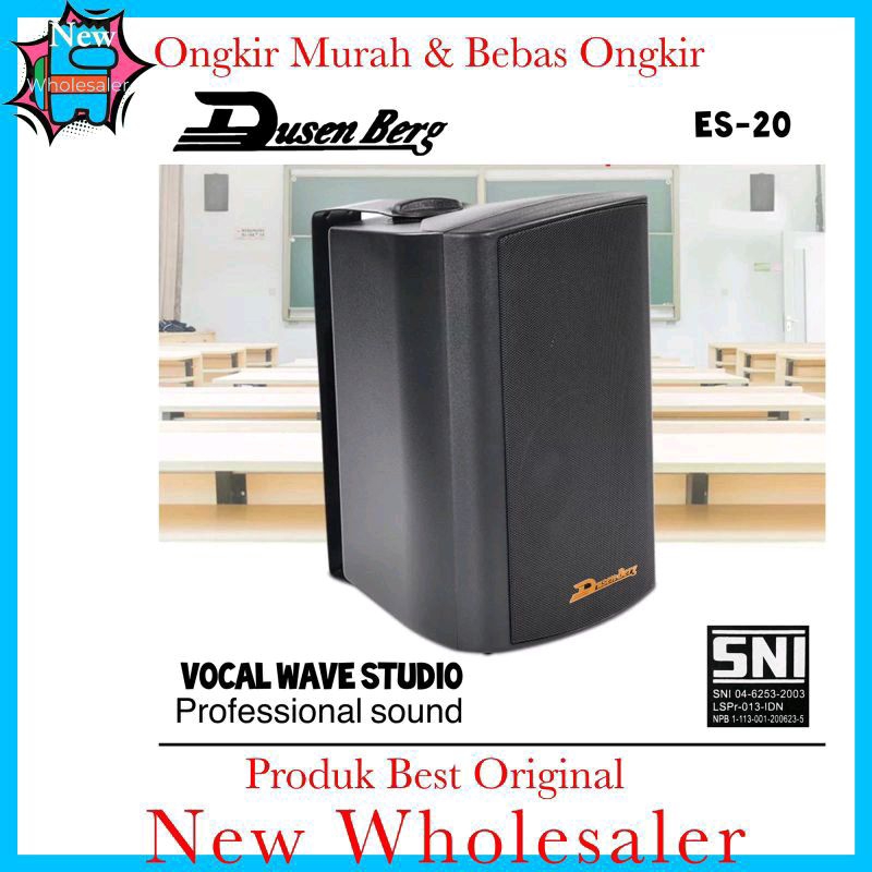 Jual speaker Dusenberg ES 20 Original Wall sound 4 inch Cafe restoran ...