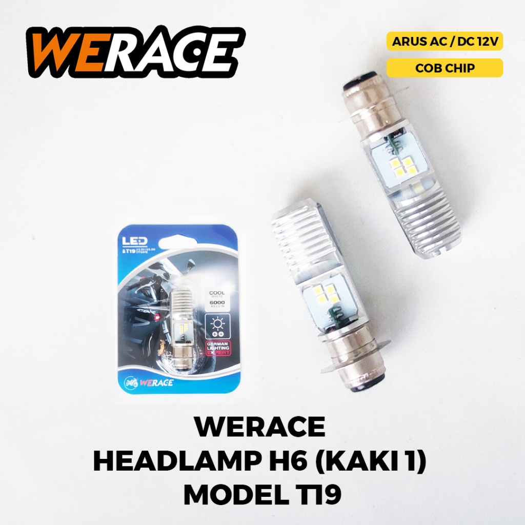 Jual WERACE LED Headlamp Kaki 1 H6 Model T19 T-19 / H6 Kaki 1 8 LED ...