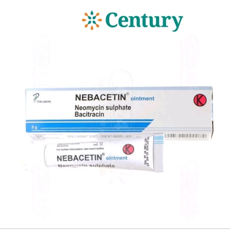 Jual NEBACETIN OINT 5 GR / BACITRACIN / NEOMYCIN / SALEP KULIT INFEKSI ...