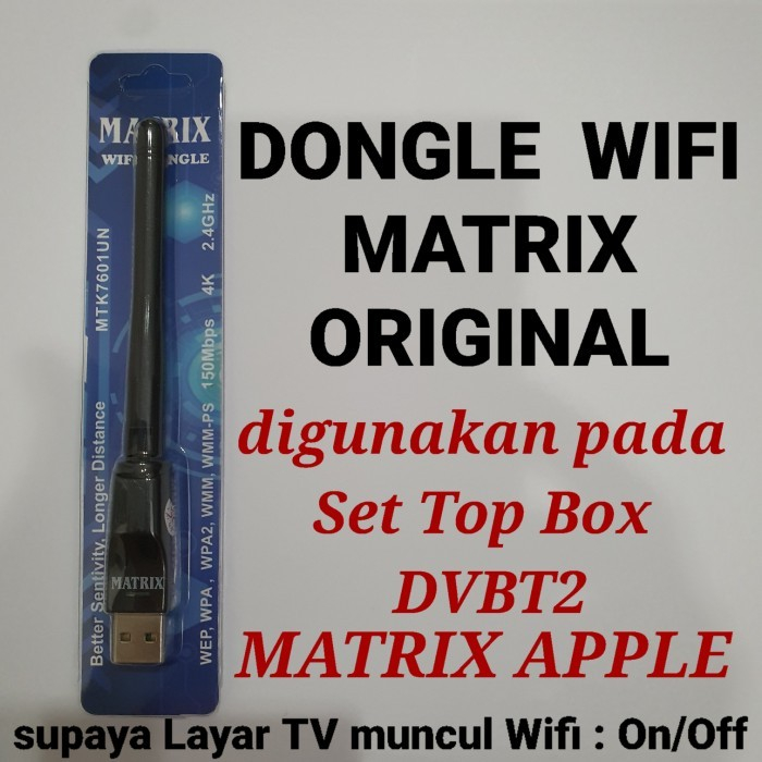 Jual DONGLE WIFI MATRIX MT DONGLE WIFI RECEIVER PARABOLA DONGLE USB ...