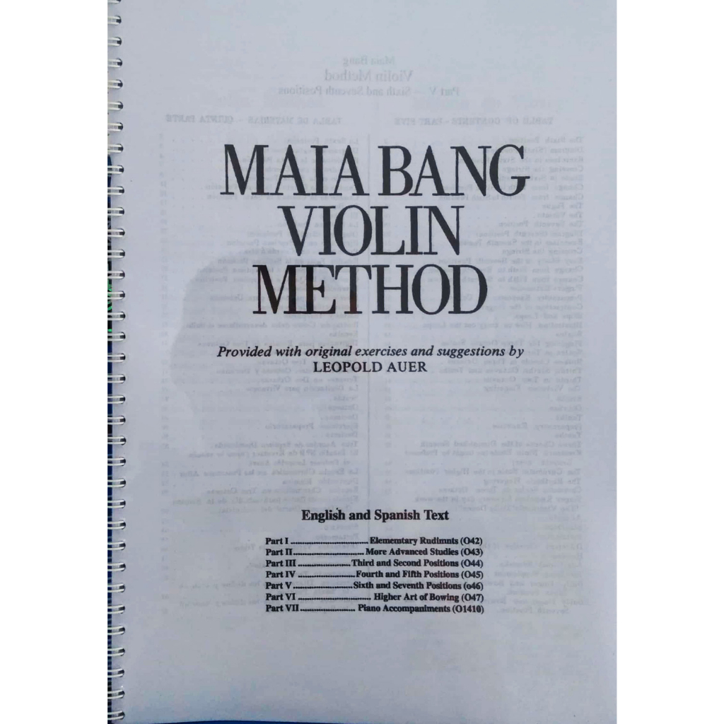 Jual Buku Biola Maia Bang Violin Method Book 5 ( Sixth and Seventh Positions ) | Shopee Indonesia