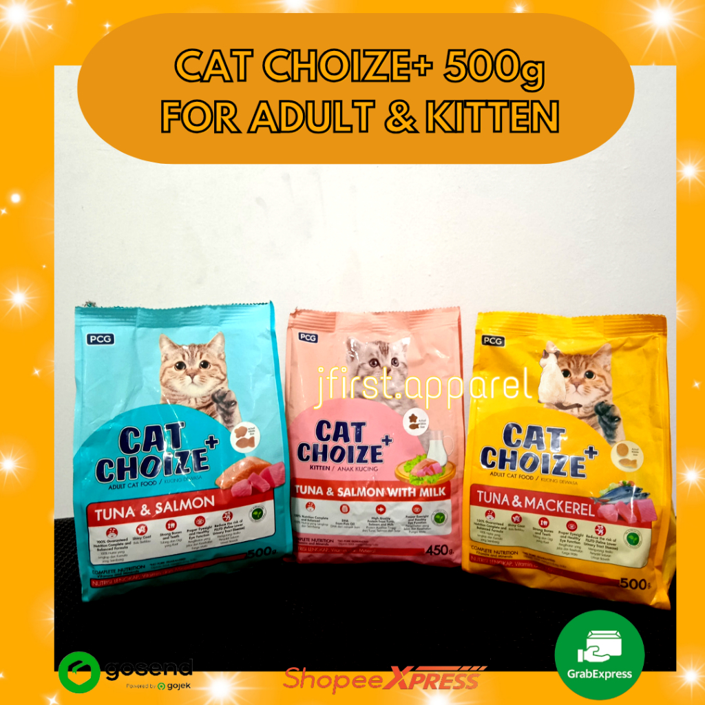 Jual CAT CHOIZE PLUS 500g | CAT CHOIZE+ ADULT & KITTEN | DRY FOOD ...