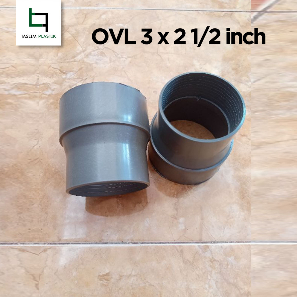 Jual Reducer Sok Vlok Overloop 3x2 1/2 inch / Sambungan Pipa 3" ke 2" 1 ...