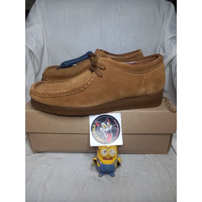 Jual sepatu sneaker clarks original wallabee cola clark wallabbe maple ...