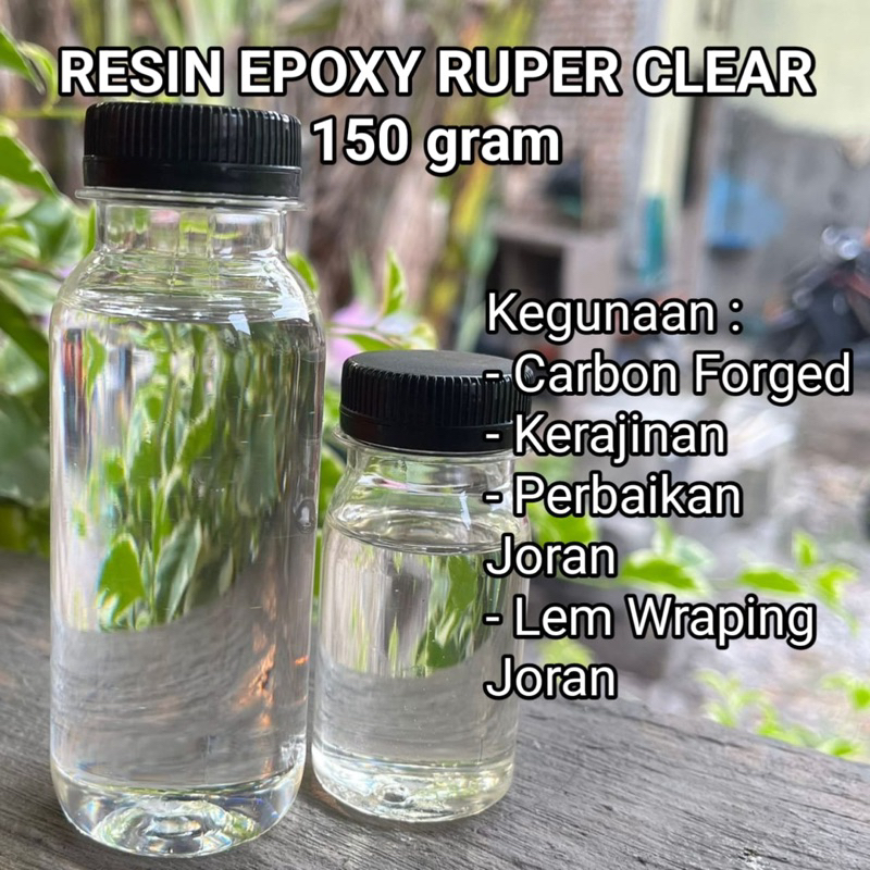Jual PAKET EPOXY RESIN SUPER CLEAR 150gram | Shopee Indonesia