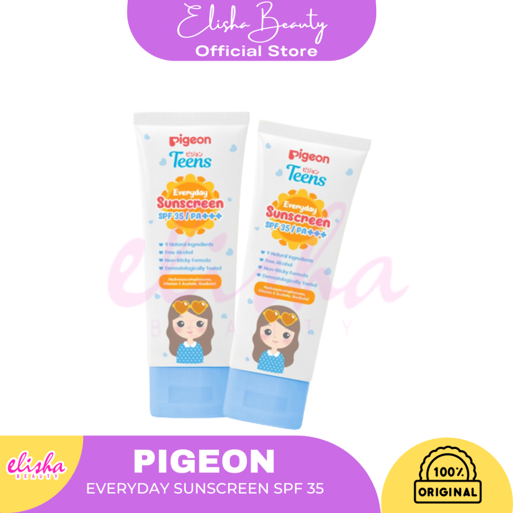 Jual PIGEON TEENS Everyday Sunscreen SPF 35/PA+++ 30ml/60ML | Shopee ...