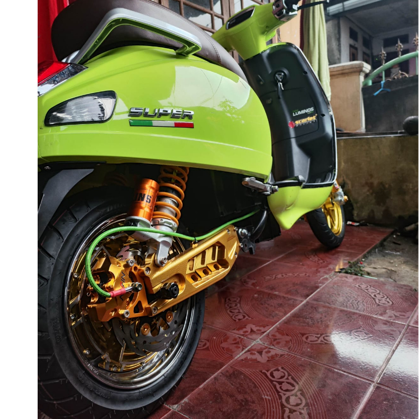 Jual SWING ARM CNC UNIVERSAL Model Sirip Ikan PNP Vespa Listrik n9pro ...