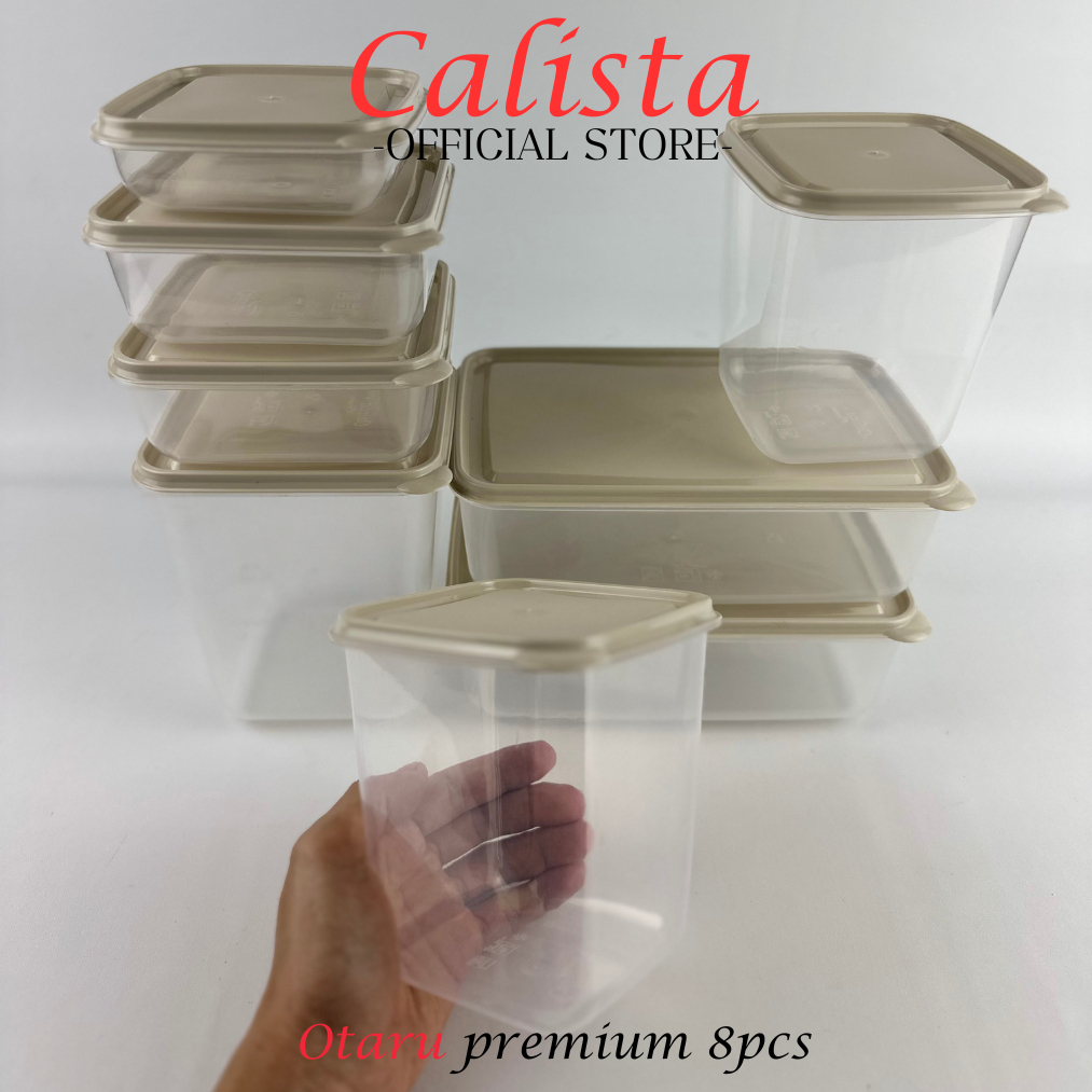Jual FOOD KONTAINER SET CALISTA OTARU SMOKE SEALWARE 14PCS – TOPLES ...