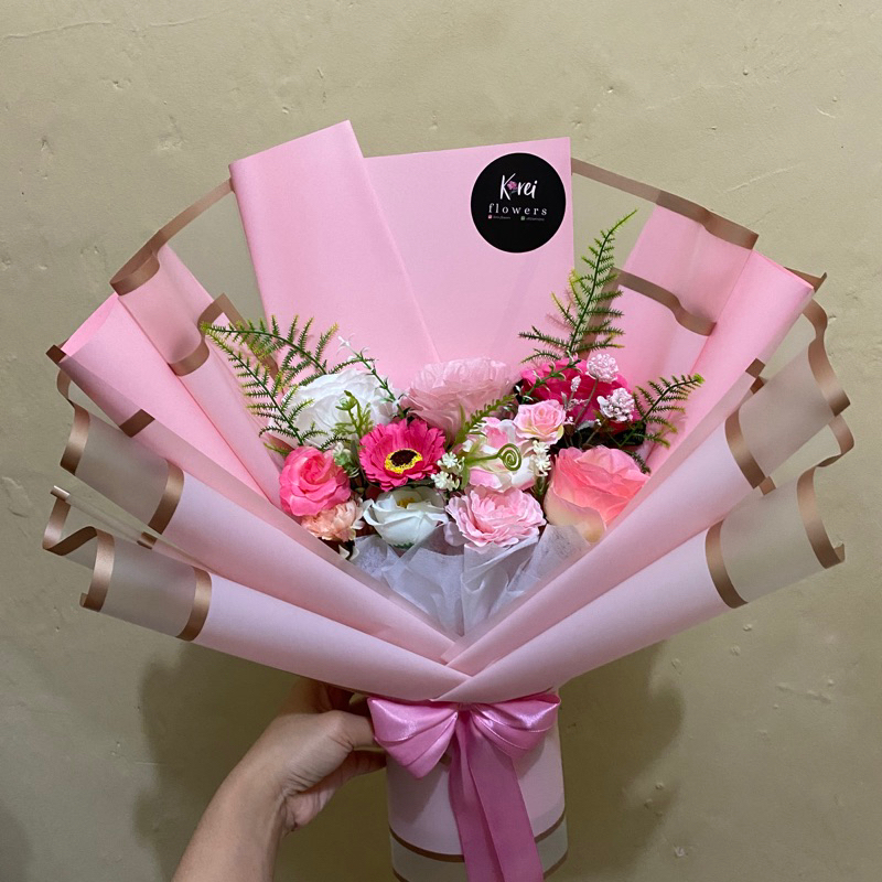 Jual Premium Buket Bunga Artificial Mix/Buket Ready Stock Termurah ...