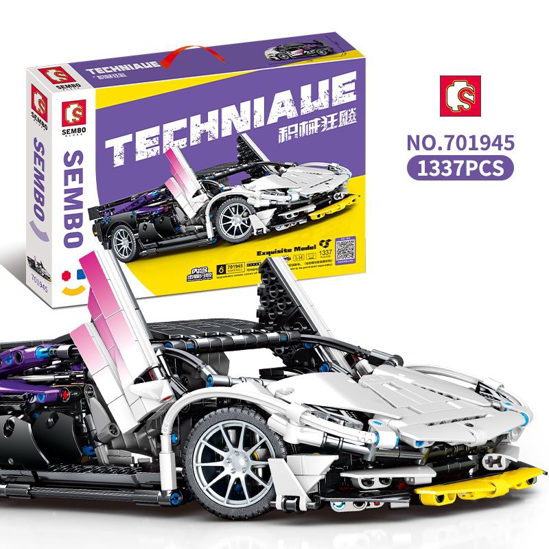 Jual Sembo 701945 Techniaue Lambo Aventador SVJ | Shopee Indonesia