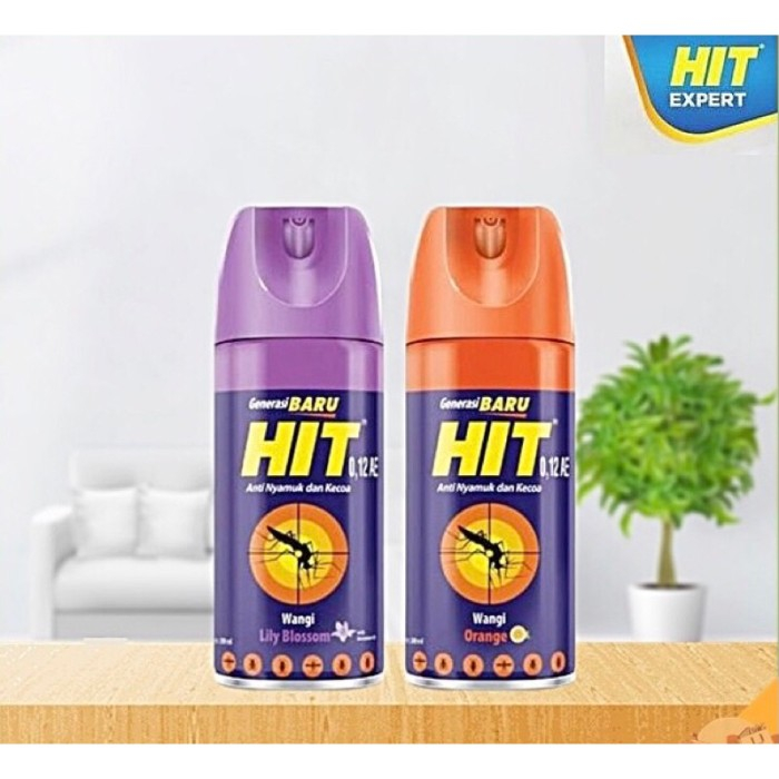 Jual HIT AEROSOL LILY BLOSSOM 150ML / ORANGE 150ML | Shopee Indonesia