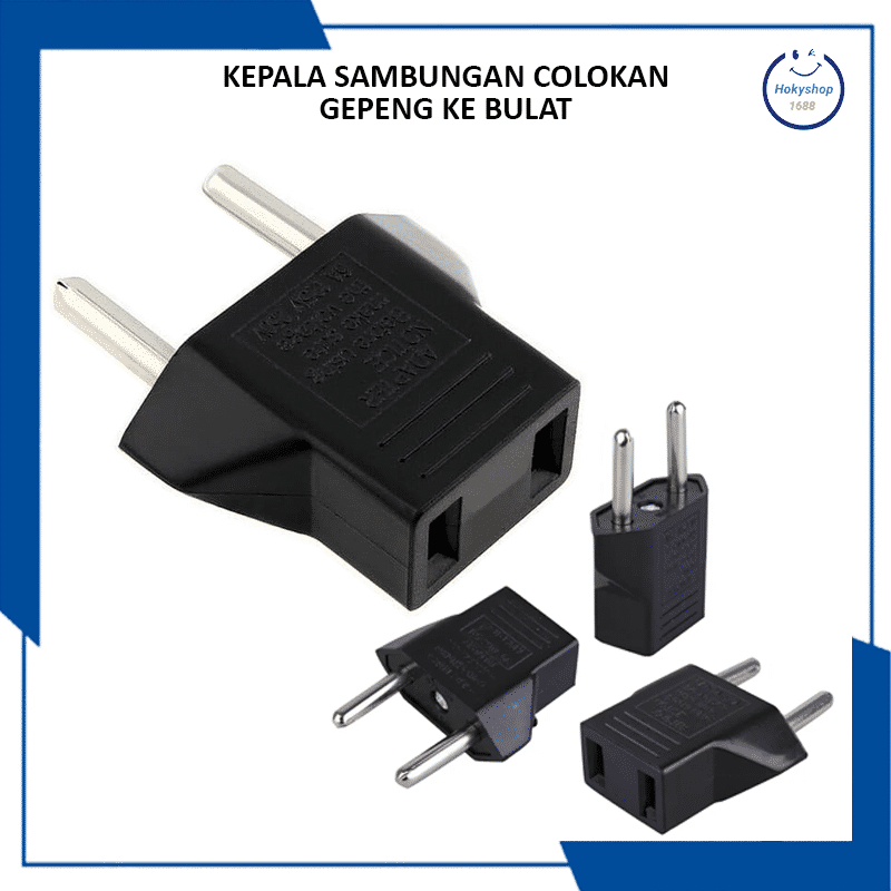 Jual COVER STEKER ADAPTOR SAMBUNGAN COLOKAN LISTRIK GEPENG KE BULAT ...