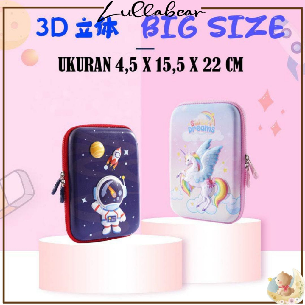 Jual LULLABEAR - KOTAK PENSIL TEMPAT PENSIL ANAK BESAR JUMBO SMIGGLE ...