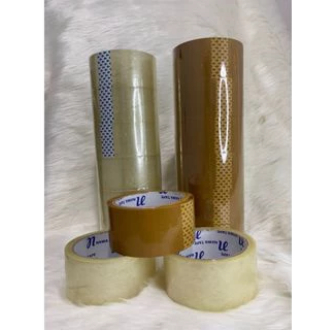 Jual 1 Dus Lakban BENING COKLAT 45MM X 60 Yard / Solatip 2 Inch x 72 ...