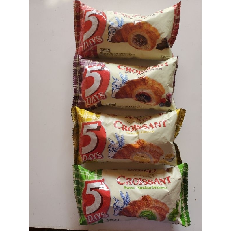 Jual 5 DAYS Roti Croissant 60g | Shopee Indonesia