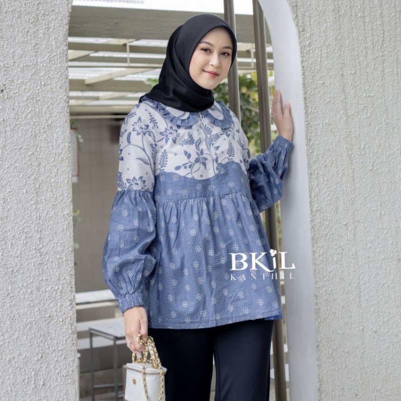 Jual KANTHIL Blus Batik Wanita Kanya | Shopee Indonesia