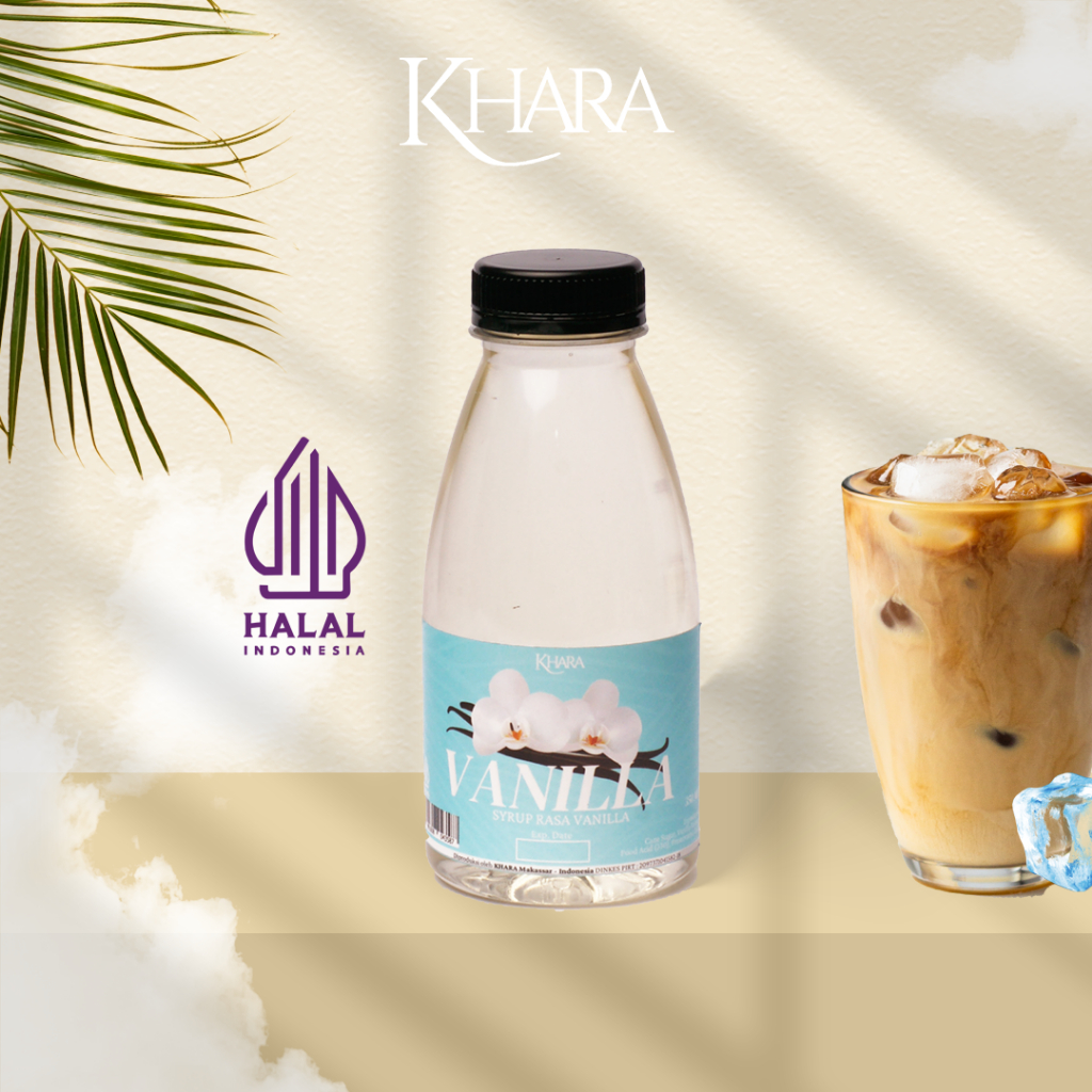 Jual Sirup Khara Vanilla 350ml Khara Vanilla Flavoured Syrup 350ml