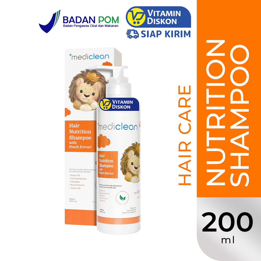 Jual MEDICLEAN HAIR NUTRITION SHAMPOO - 200ML | Shopee Indonesia