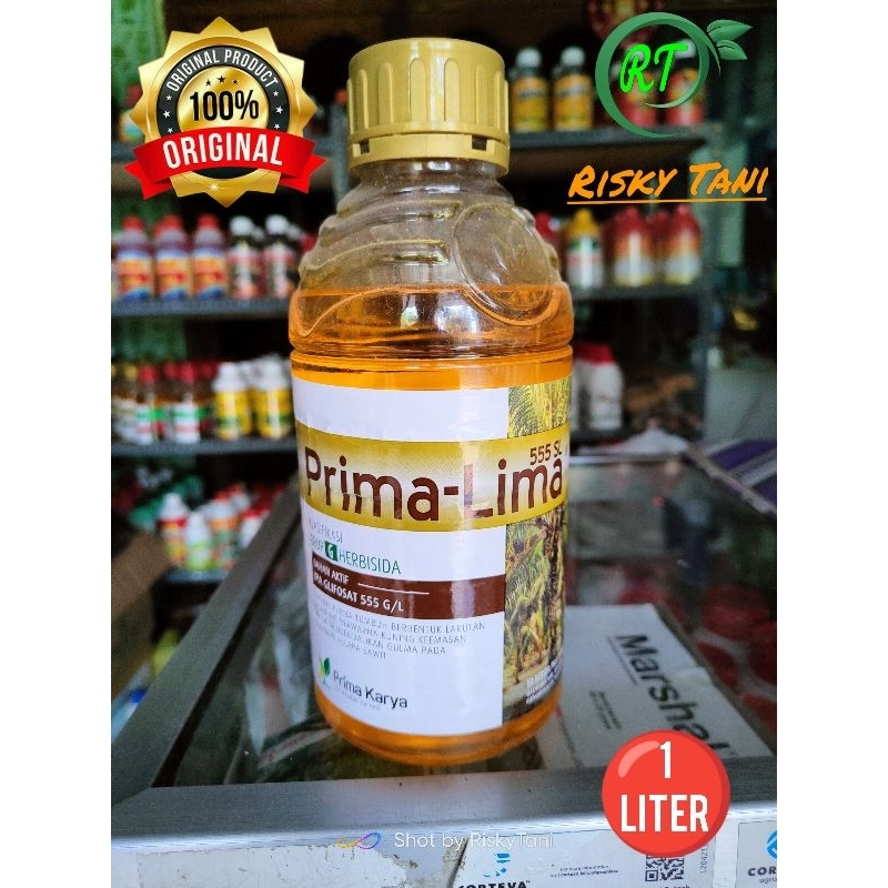 Jual herbisida prima lima 555sl kemasan 1liter | Shopee Indonesia