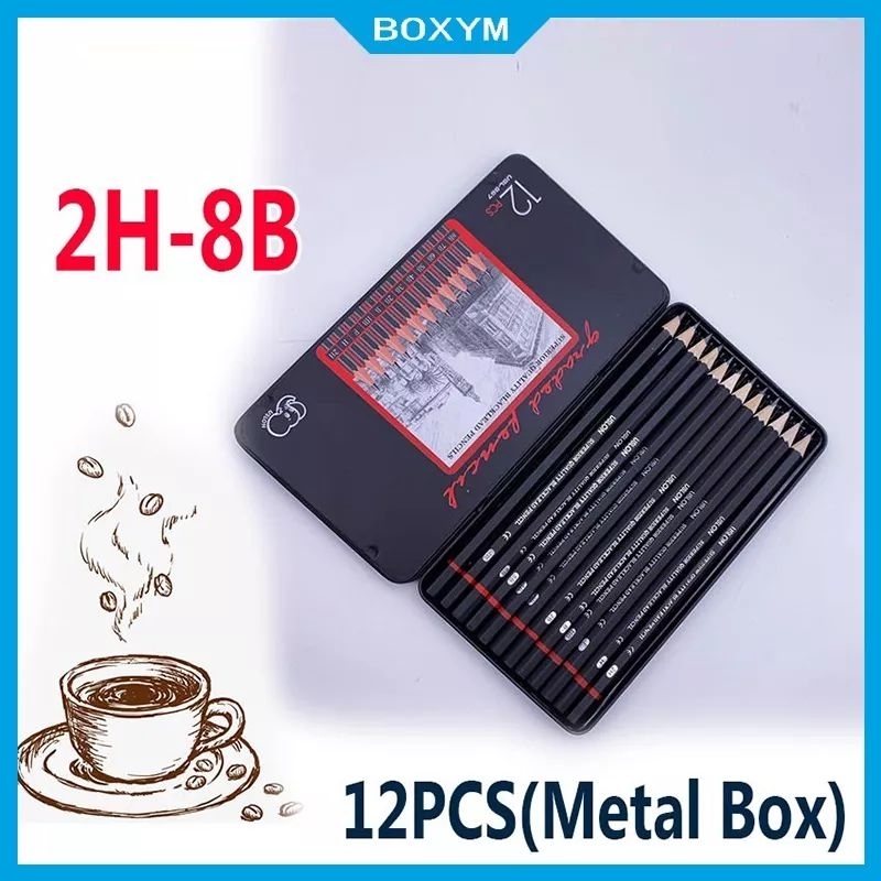 Jual pensil graded 1 set 12 pcs,bisa ecer aneka ketebalan hemat lebay ...