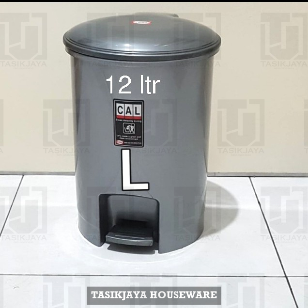 Jual Tempat Sampah Injak 12 liter / Step on Dustbin Bulat 12L 840L SHINPO | Shopee Indonesia