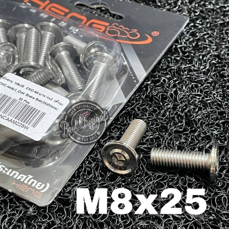 Jual baut probolt cnc aa 8x25 drat 12 panjang 2.5 cm matte original ...