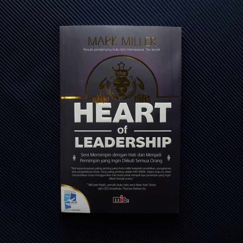 Jual Buku Original The Heart Of Leadership Seni Memimpin Dengan Hati dan Menjadi Pemimpin Yang ...