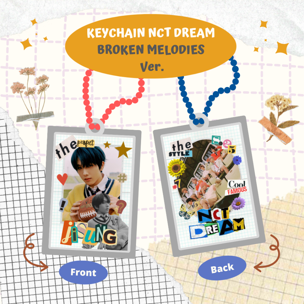Jual NCT DREAM KEYCHAIN "Broken Melodies Ver." | Shopee Indonesia