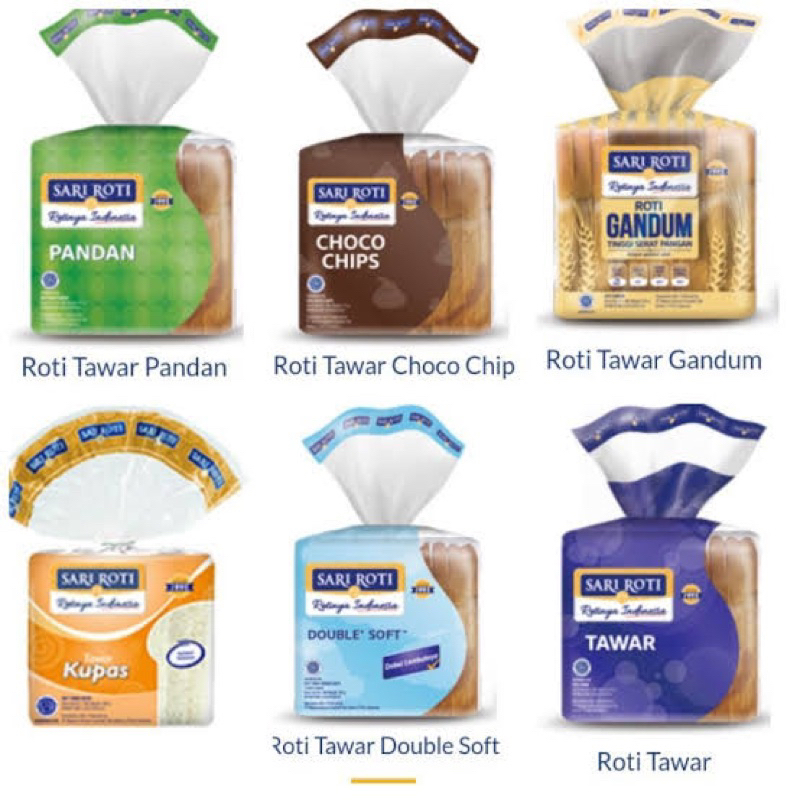 Jual ROTI TAWAR SPESIAL BIASA, CHOCO CHIPS, PANDAN, GANDUM, DOUBLE SOFT ...
