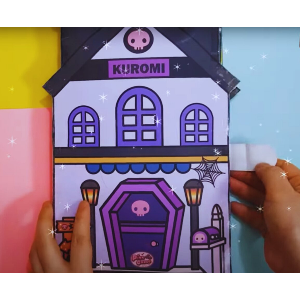 Jual Paper Doll Kuromi House Sudah disusun mainan bongkar pasang boneka ...